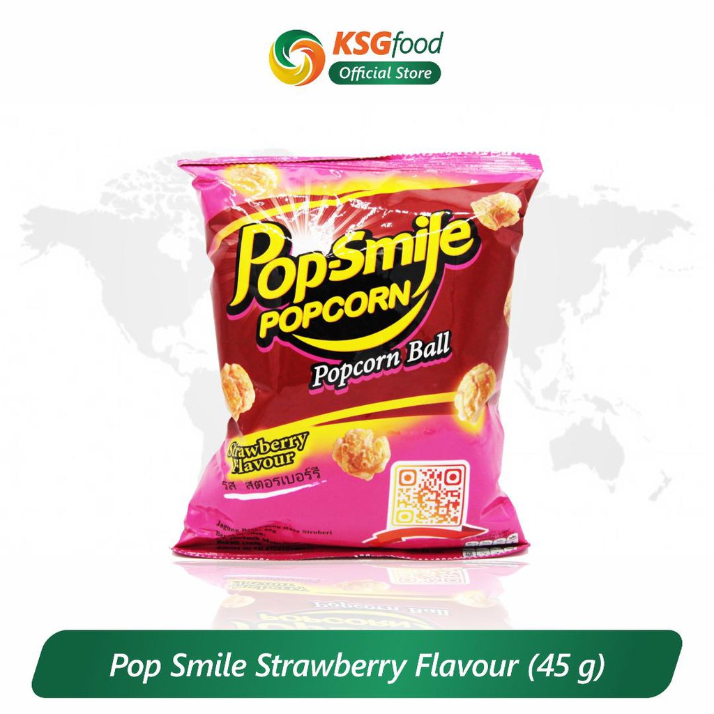 Jual POPSMILE POPCORN STRAWBERRY | Shopee Indonesia