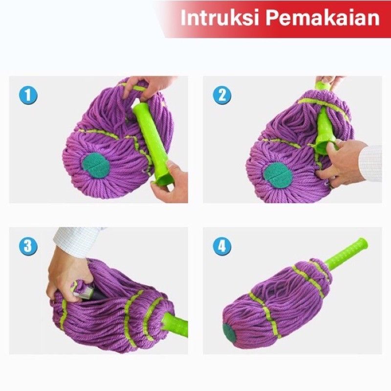 Jual Alat Pel Lantai Putar 360 Derajat - Twist MOP | Shopee Indonesia