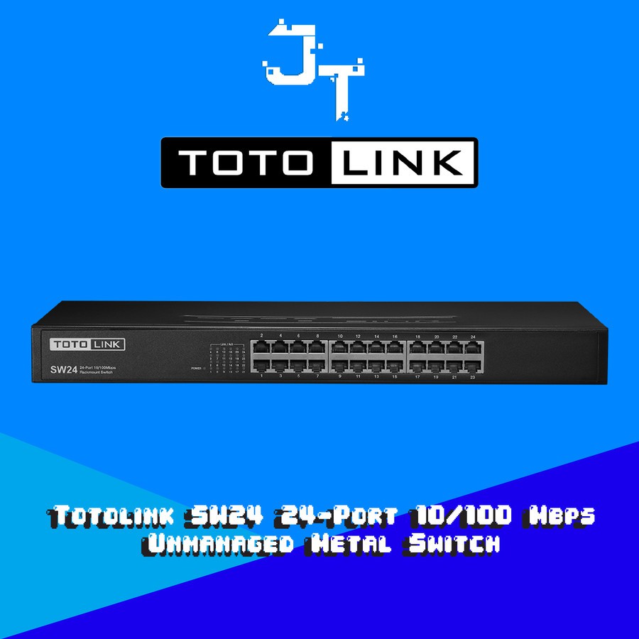 Jual Totolink SW24 24-Port 10/100 Mbps Unmanaged Desktop Switch ...
