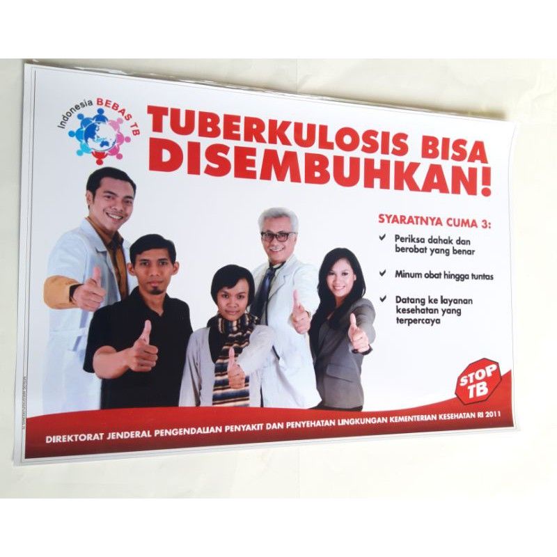 Jual Poster Tuberculosis Dapat Disembuhkan Kode 74 | Shopee Indonesia