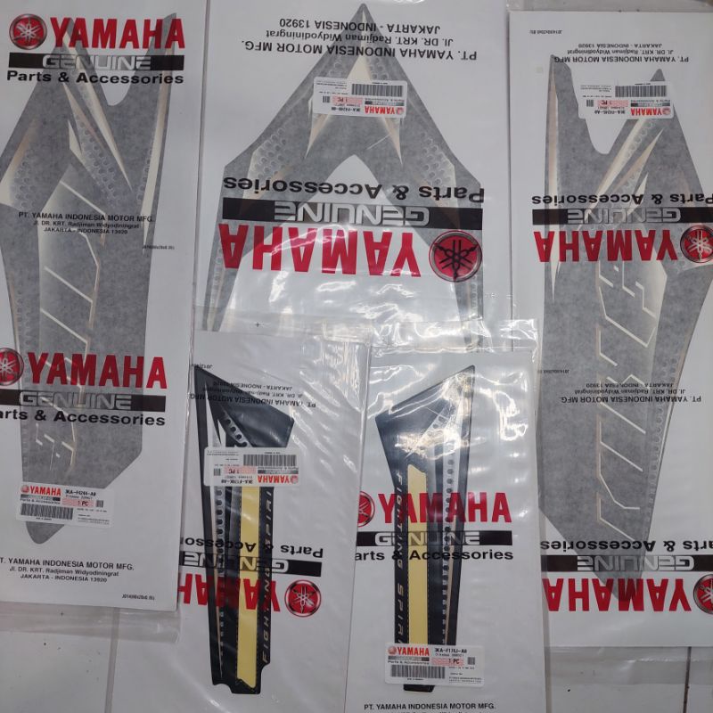 Jual Stiker lis Striping rxking rx king 2008 hitam original yamaha ...