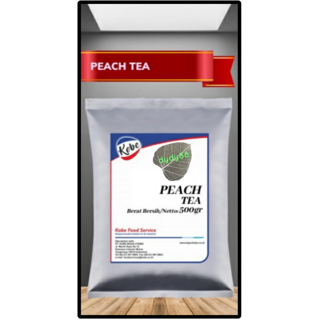Jual kobe horeka lemon/lychee/mango/peach/lemonade/lemongras/berry tea ...