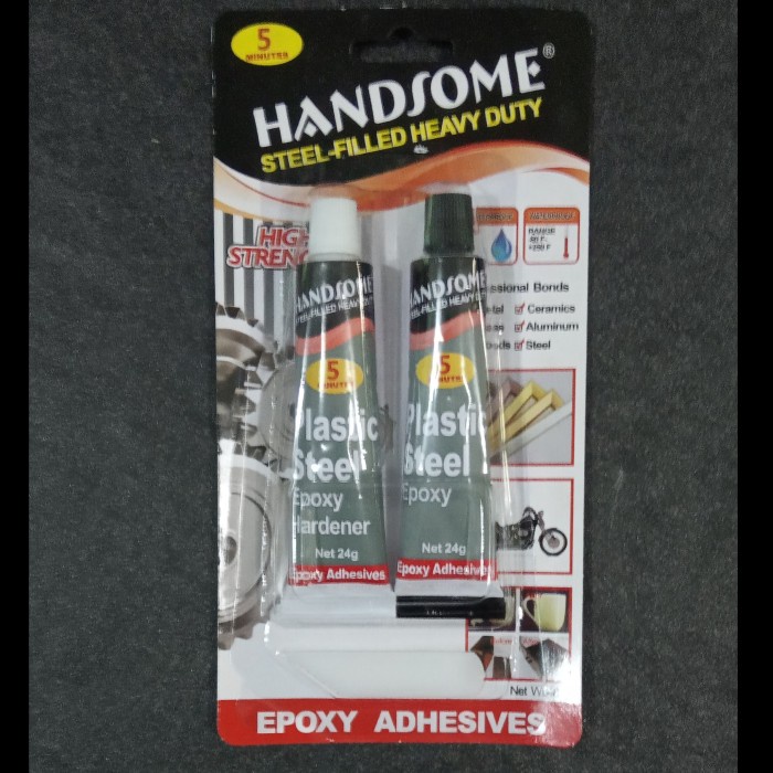 Jual Lem besi kuat 5 Menit Handsome/adhefix | Shopee Indonesia