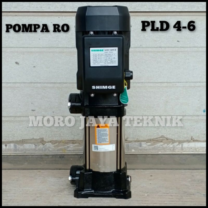 Jual Pompa Booster RO 2000Gpd Shimge PLD 4-6 Vertical Multistge Pump ...