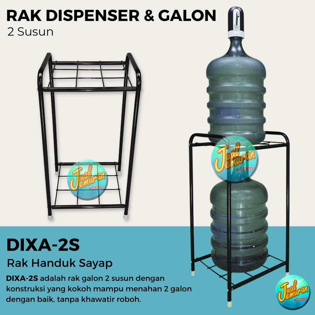 Jual Rak Galon Air Dispenser 2 Susun Besi Chrome Rak Dapur Minimalis ...