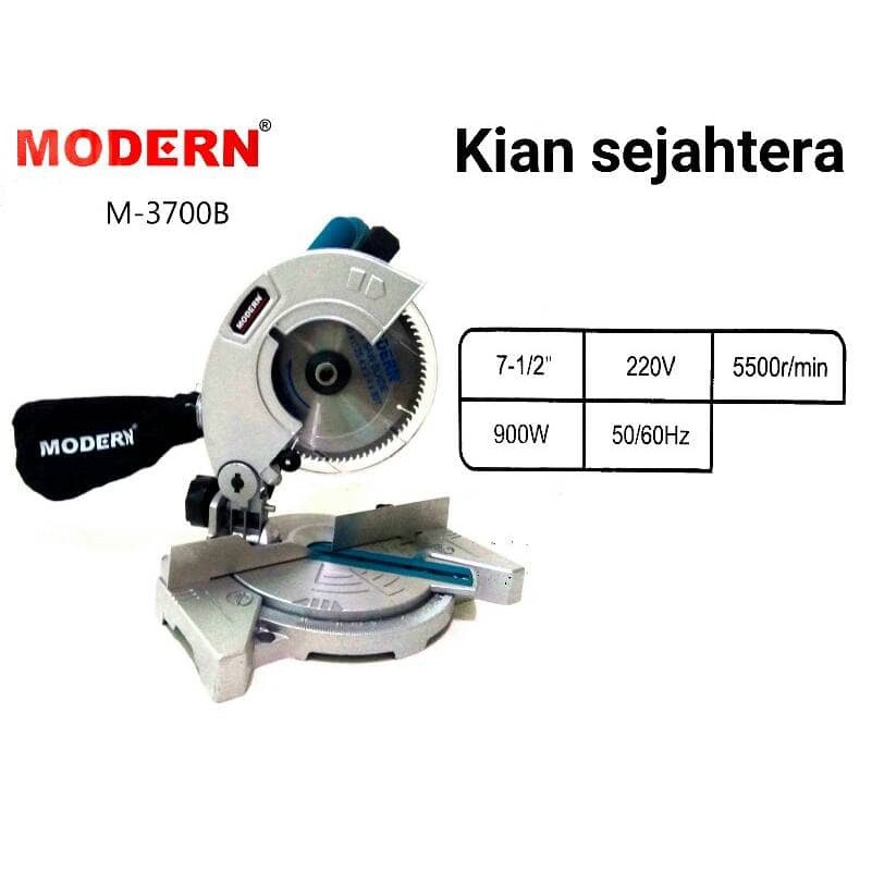 Jual mesin potong aluminium mesin miter saw 7 M 3700 modern KS99 | Shopee Indonesia