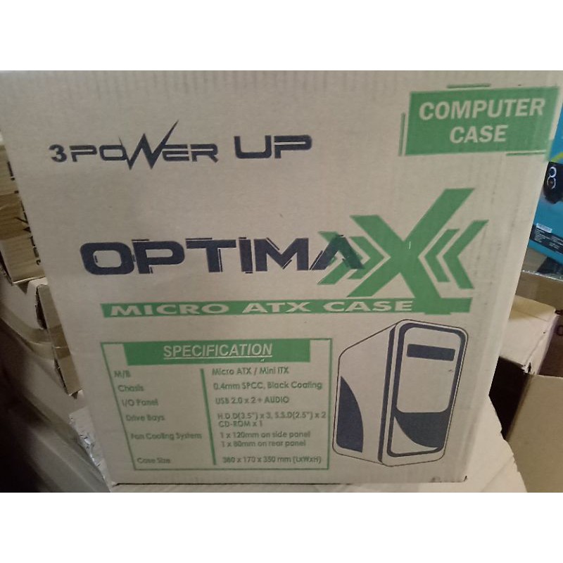 Jual Computer Case 3POWER UP OPTIMAX | Shopee Indonesia