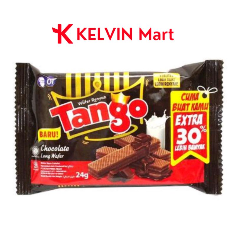 Jual Tango Wafer Chocolate Pck 24 g x 10pcs | KELVIN Mart | Shopee ...