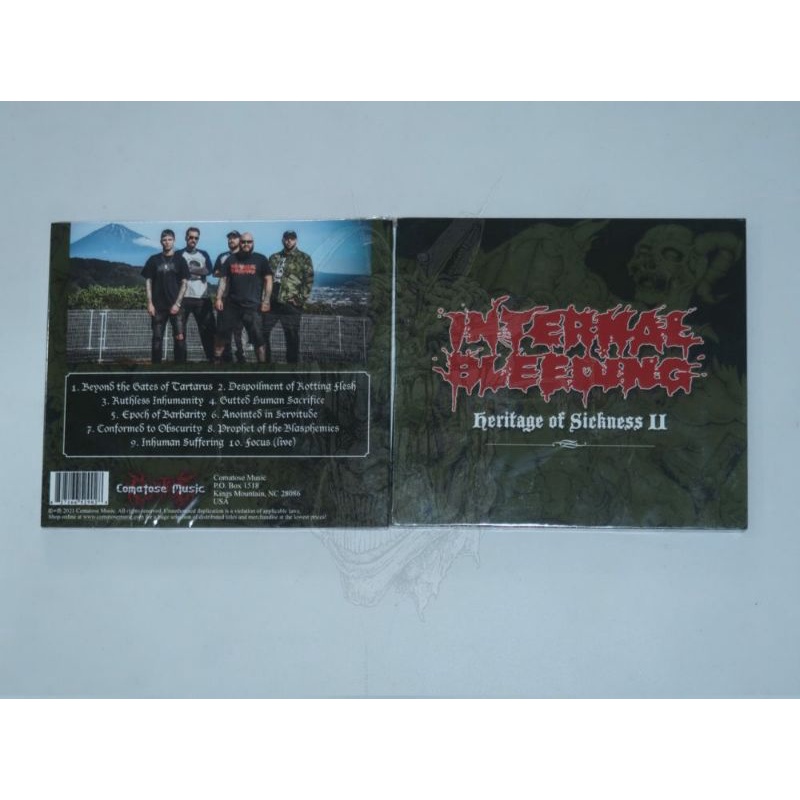 Jual CD – INTERNAL BLEEDING – Heritage Of Sickness II (Digipak ...