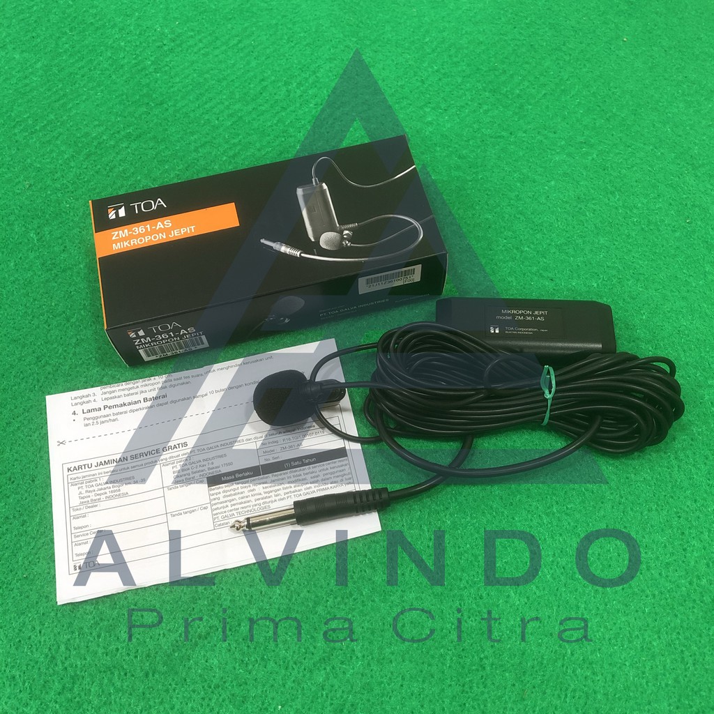 Jual TOA ZM 361 ( Clip - On Mic / Mikrofon Jepit / Mikrofon Kancing ...