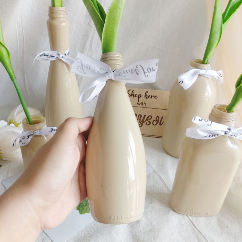 Jual Vas mocca aesthetic, vas scandinavian, vas kaca, | Shopee Indonesia