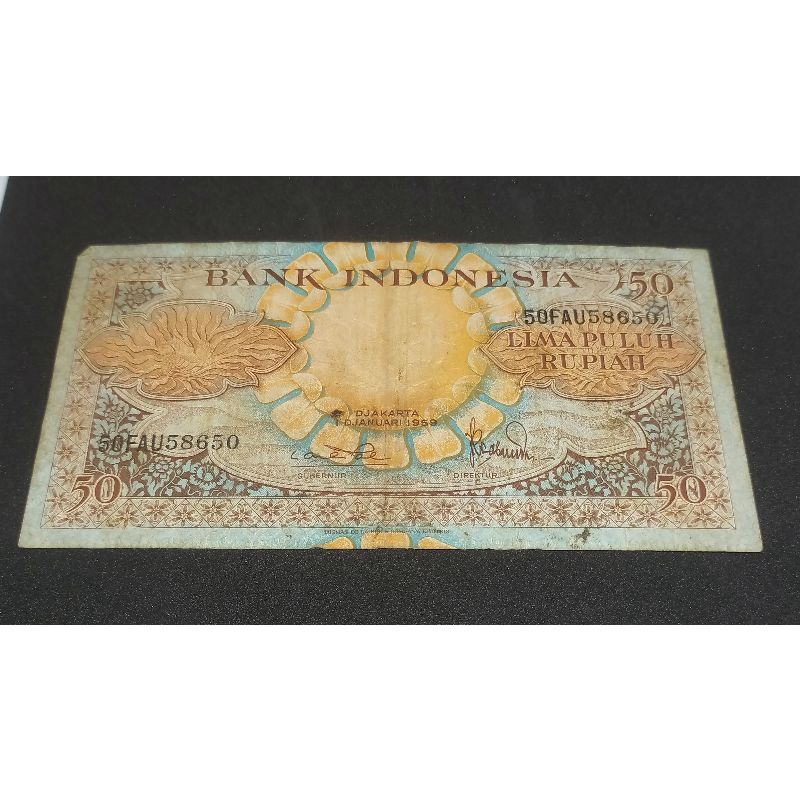 Jual Koleksi Uang Kertas Kuno 50 Rupiah seri bunga | Shopee Indonesia