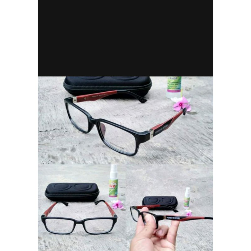 Jual paket frame kaca mata porsche design free lensa | Shopee Indonesia
