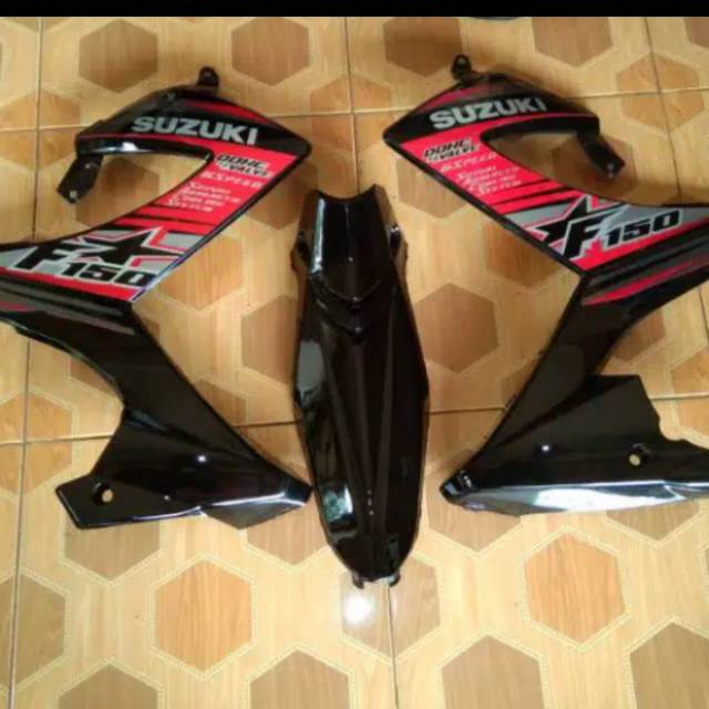 Jual Suzuki satria fu New / facelift cover sayap da3 leksil tengah plus ...