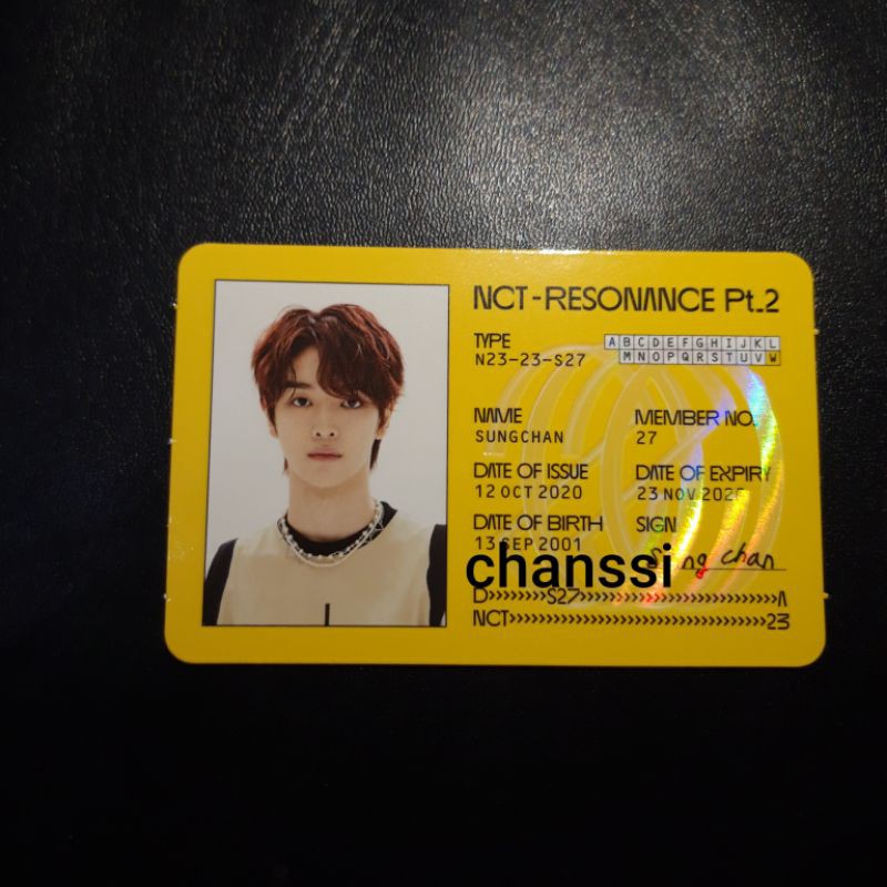 Jual ID Card Sungchan (BOOKED) | Shopee Indonesia