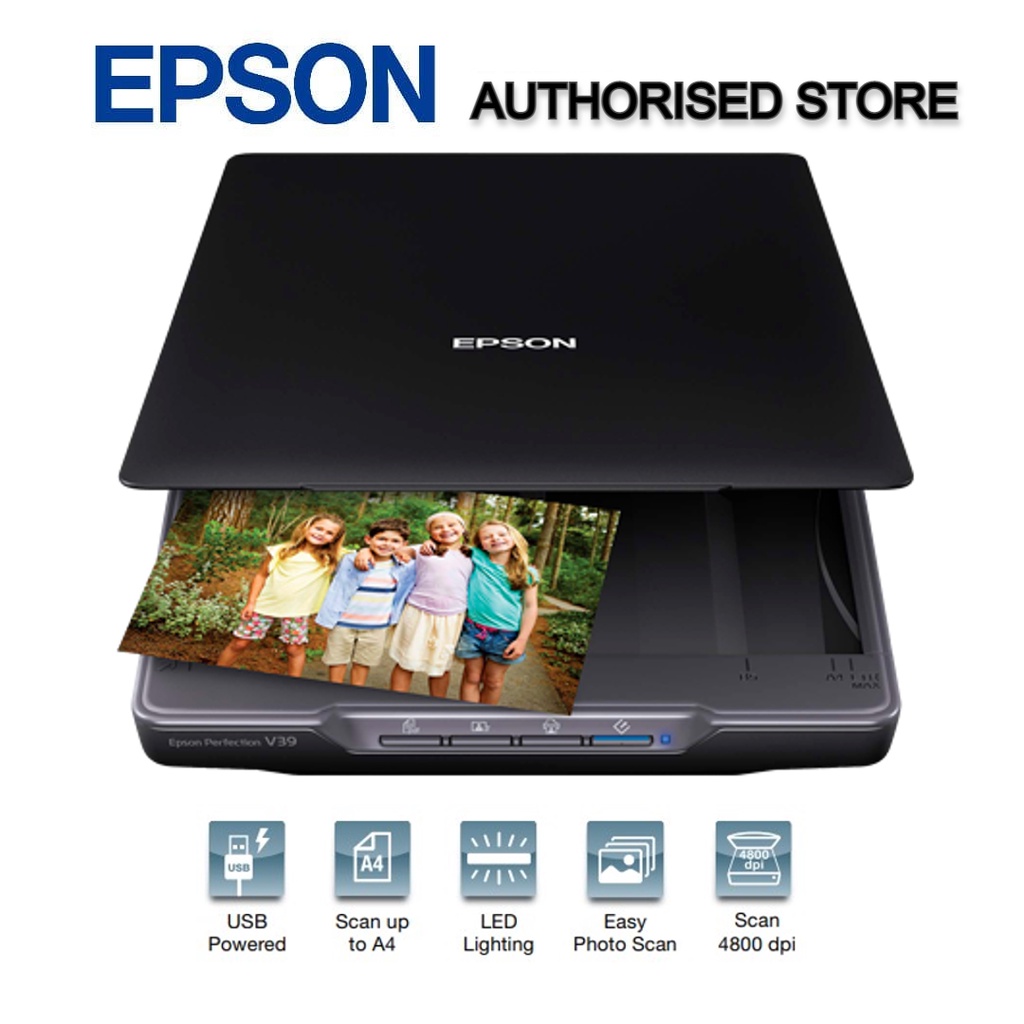 Jual Epson Perfection V39 Flatbed Scanner | Shopee Indonesia