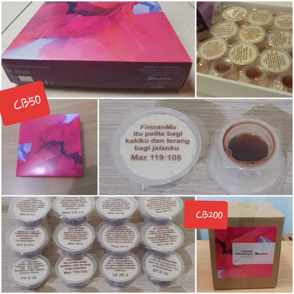 Jual Perjamuan + Hosti ayat 200 cups exclusive Manna | Shopee Indonesia
