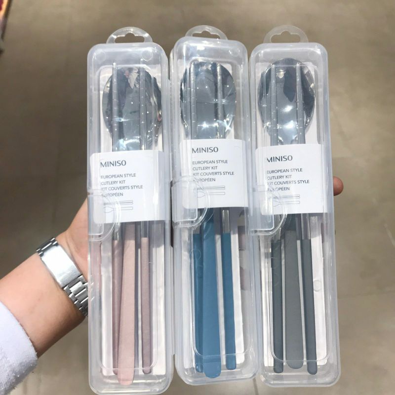 Jual MINISO European Style Cutlery Set / cutlery set miniso / set ...