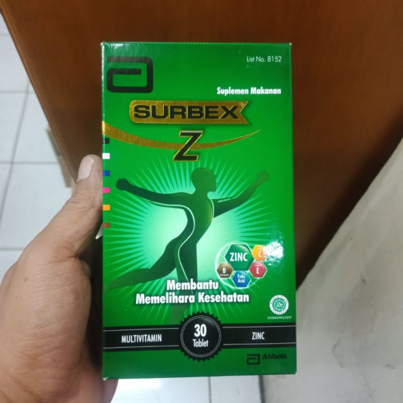 Jual SURBEX Z Multivitamin Zinc 30tablet | Shopee Indonesia
