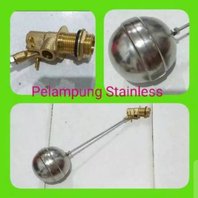 Jual Pelampung bola torrent tangki air floating valve Stainless ukuran ...
