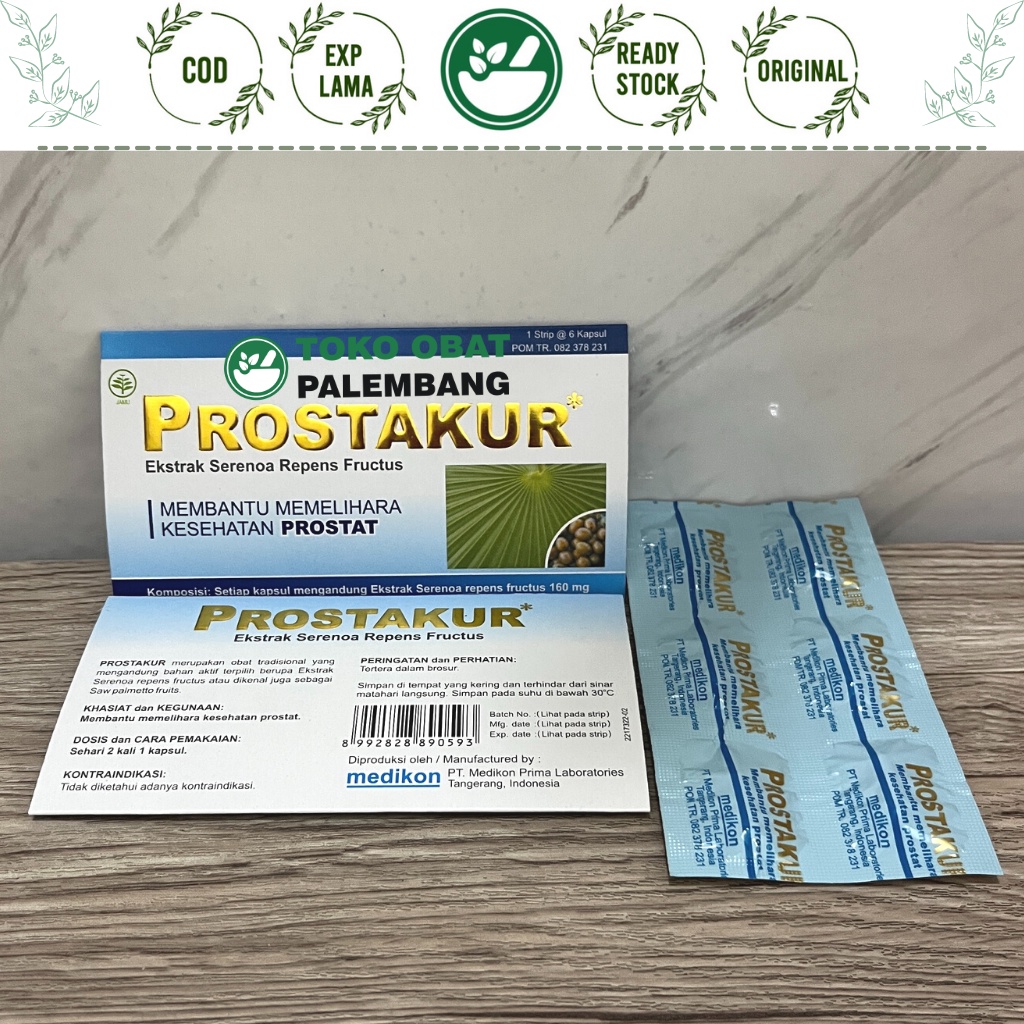 Jual PROSTAKUR 6 KAPSUL MEMELIHARA PROSTAT EKSTRAK SERENOA REPENS ...