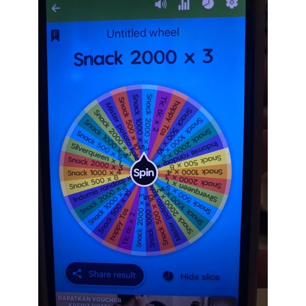 Jual spin snack viral 2022 5 x spin | Shopee Indonesia