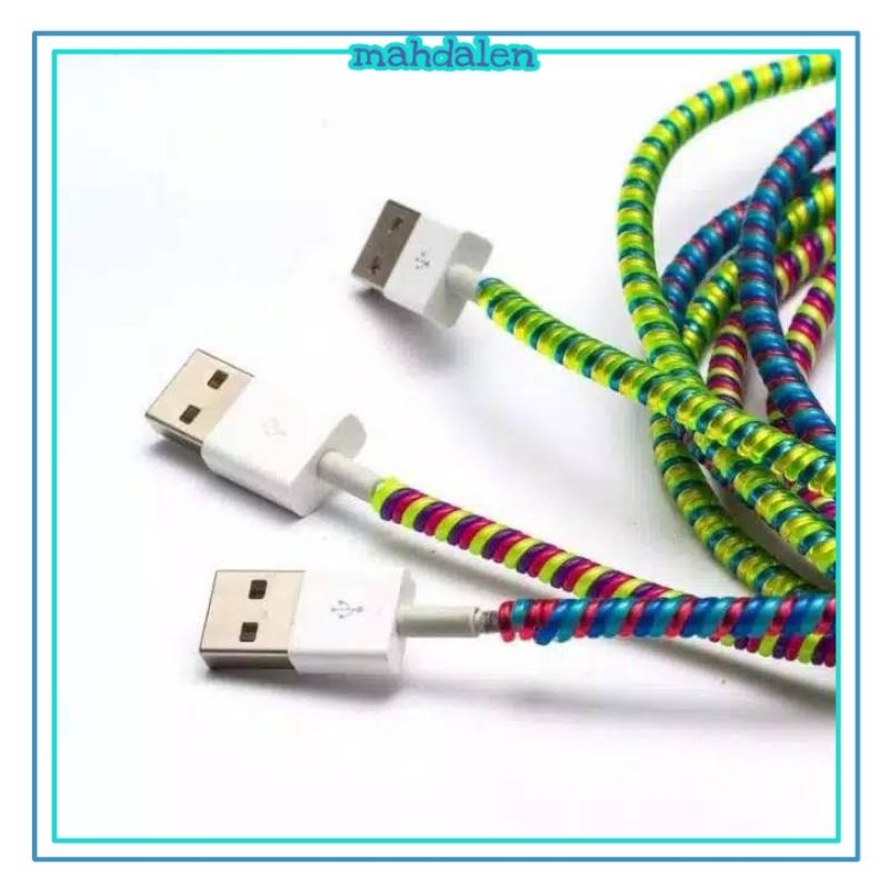 Jual PELINDUNG KABEL CHARGER WARNA UNIVERSAL / PELILIT KABEL DATA HP ...