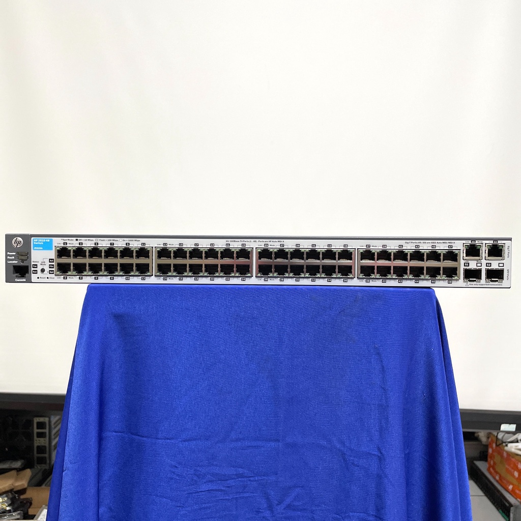 Jual switch hp 2510 48 j9020a 48 port 10 100 2 port gigabit manage web ...