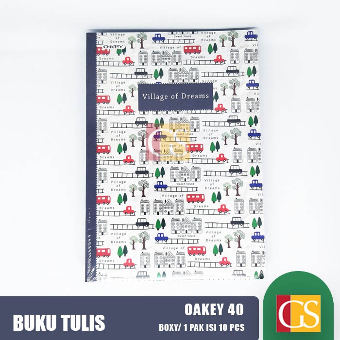 Jual BUKU TULIS BOXY PANJANG OKEY 40 LEMBAR PACK | Shopee Indonesia