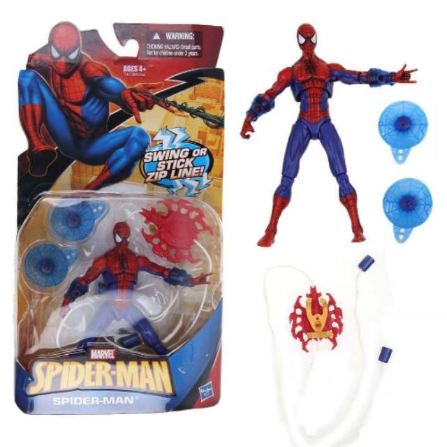 Jual MAINAN SPIDER-MAN HASBRO STICK ZIPLINE ACTION FIGURE | Shopee ...