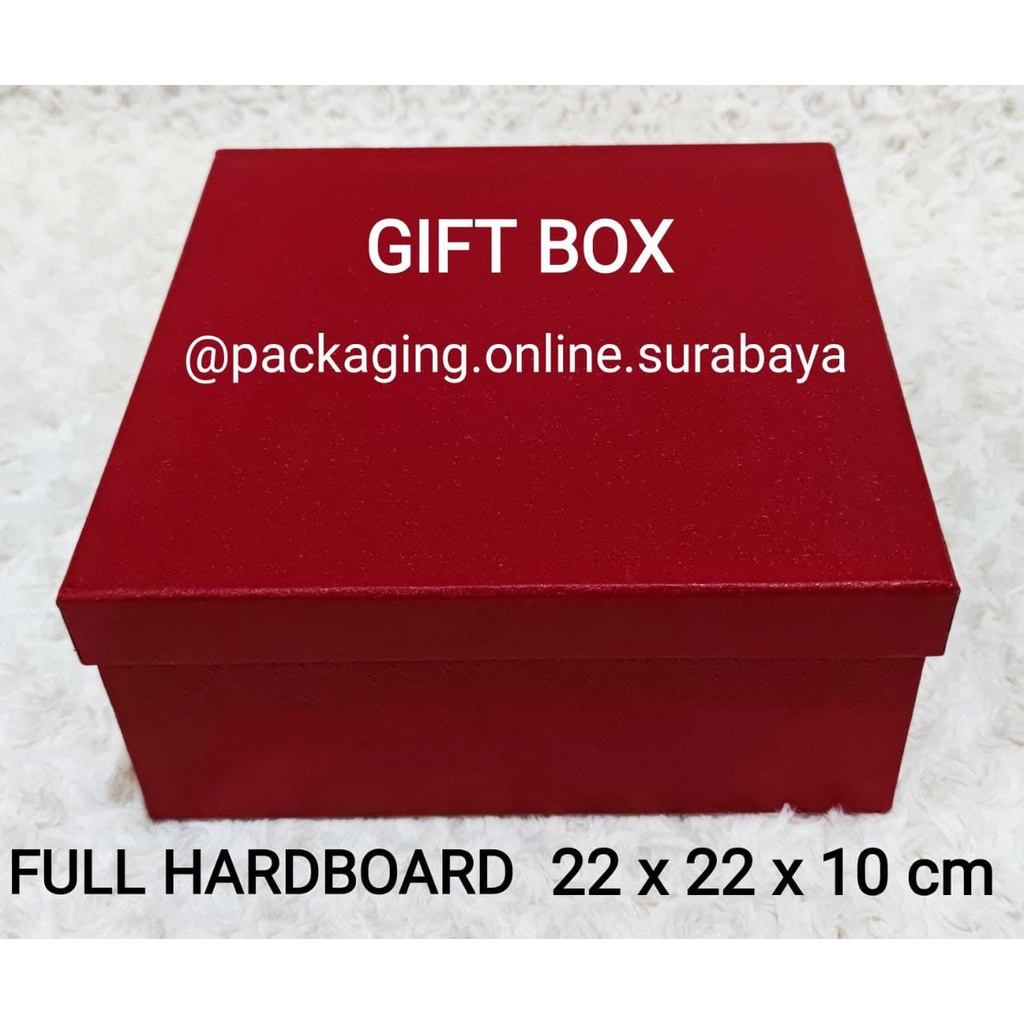 Jual BOX / HARDBOX 22 22 10 CM 26 26 8 CM PACKAGING KEMASAN KOTAK ...