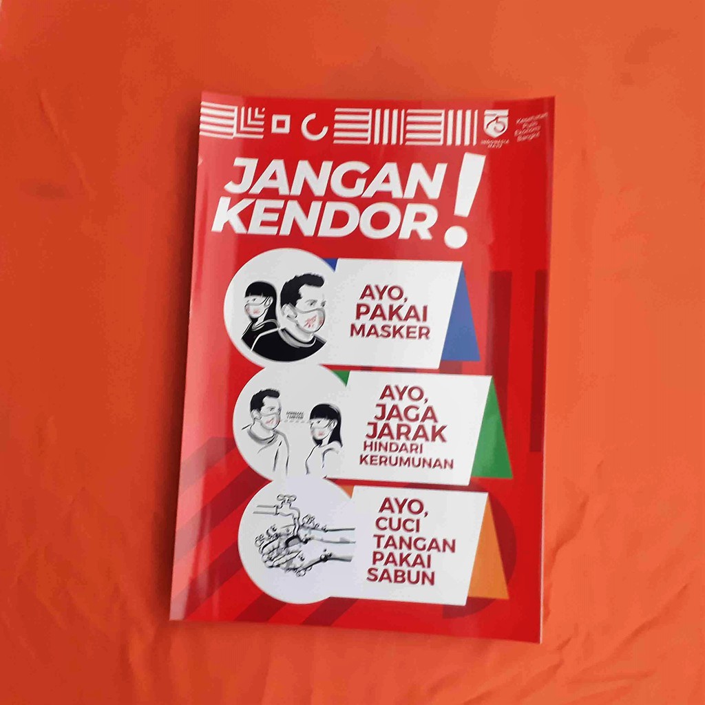 Jual Poster Jangan Kendor 3M - Poster Protokol Kesehatan - Poster New ...