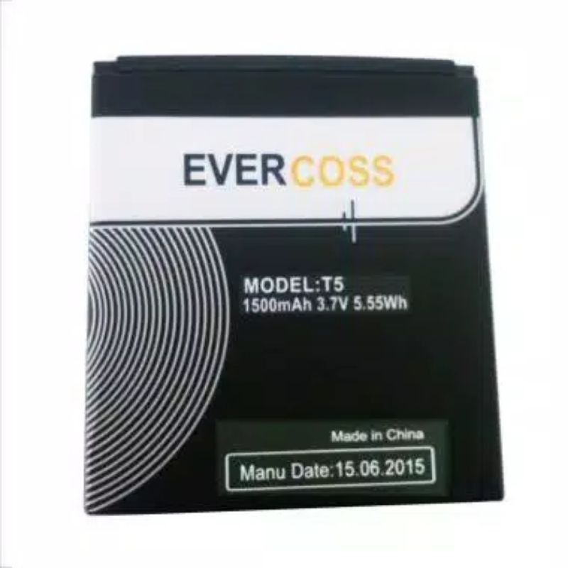 Jual BATTERY ORIGINAL EVERCOS T5 | Shopee Indonesia