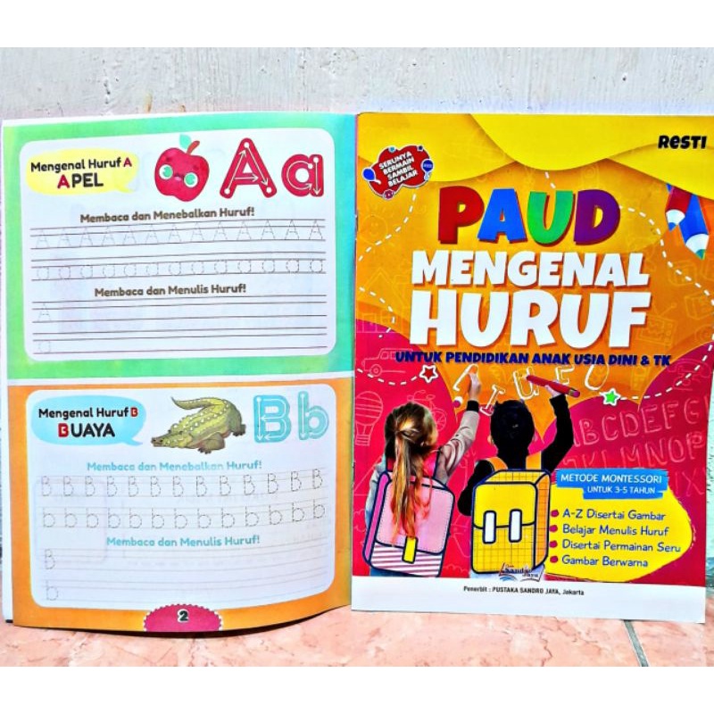 Jual Buku praktis belajar menulis angka hijaiyah dan huruf | Shopee ...