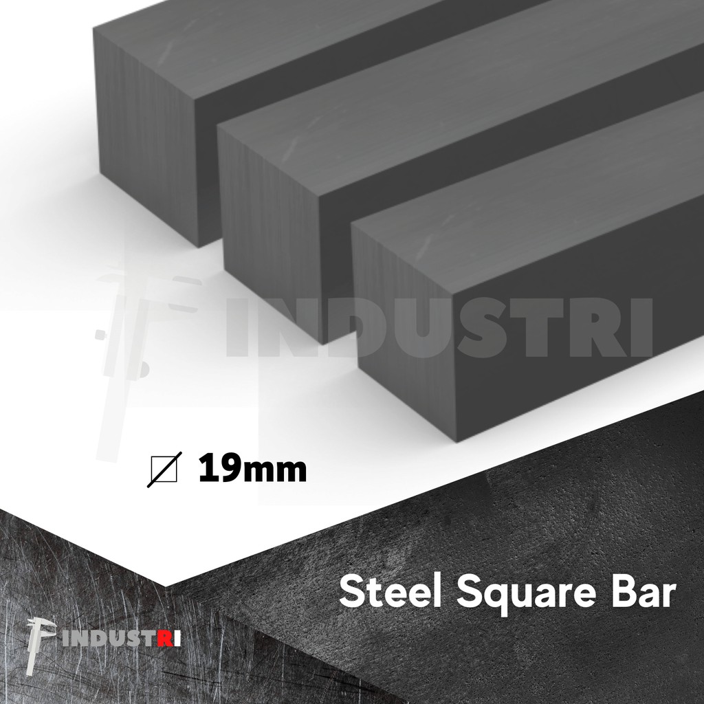 Jual AS besi segi empat 19mm| Square Bar harga per 100cm | Shopee Indonesia
