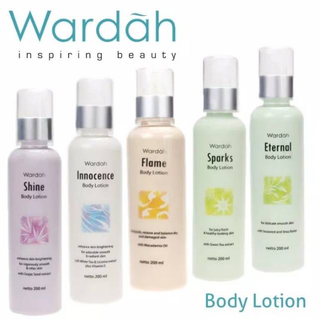 Jual Wardah body lotion 200 ml / pelembab badan / lotion wardah ...