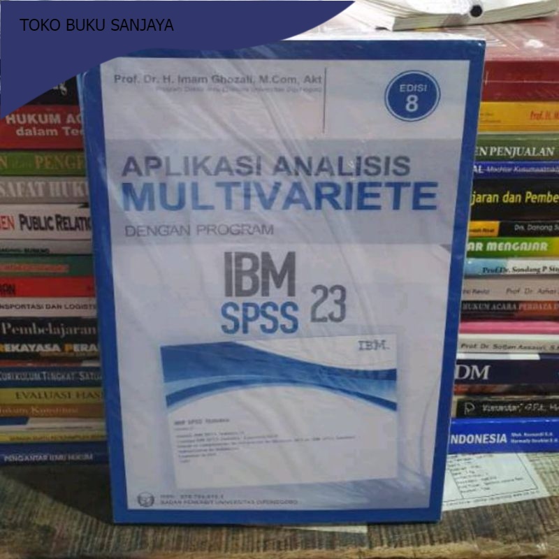 Jual Aplikasi Analisis Multivariete IBM SPSS 23 edisi 8 by Imam Ghozali ...