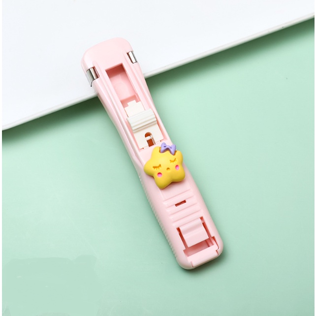 Jual Paper Clipper Portable Metal Penjepit Kertas Stapler Staples clip ...