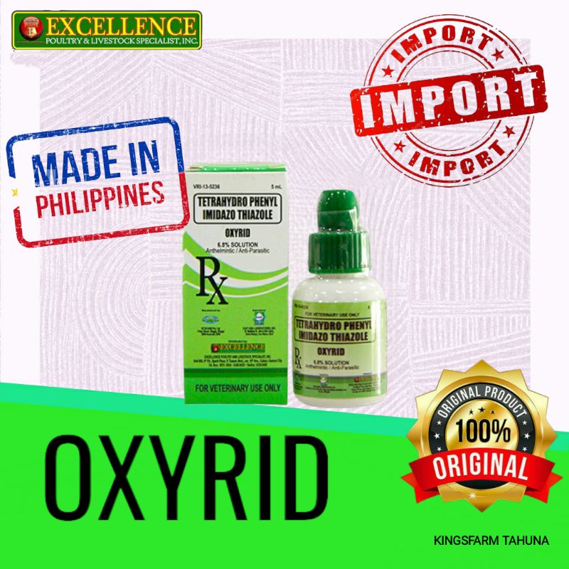 Jual OXYRID oxy rid obat cacing mata ayam 5ml | Shopee Indonesia