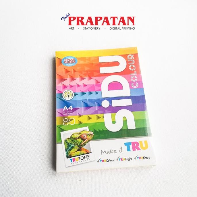Jual SIDU Multi Purpose Colour Paper A4 80gsm 250 Lembar / Kertas Warna Star Seller Termurah ...