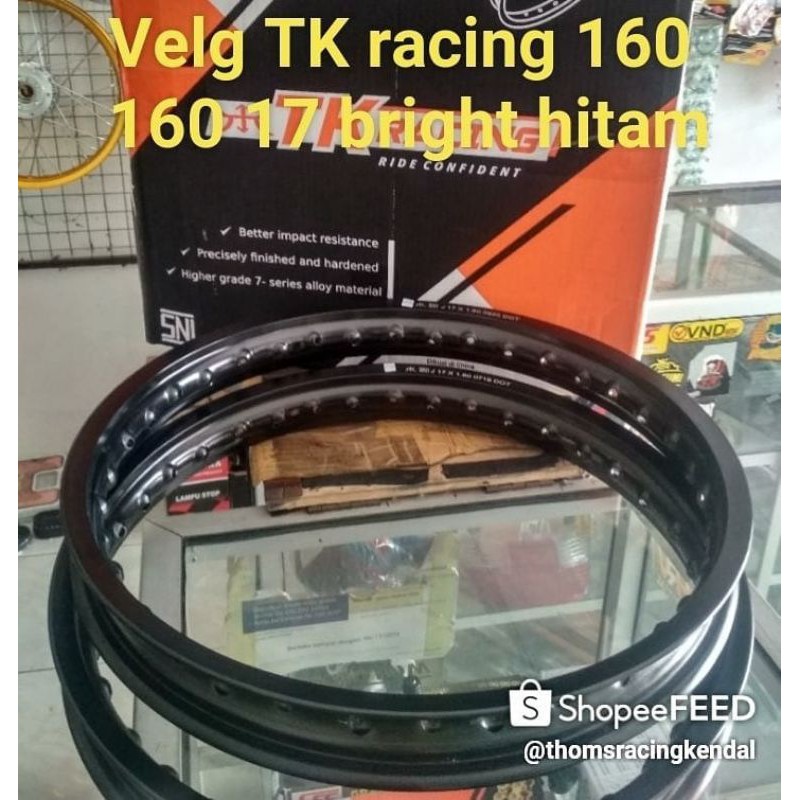 Jual Velg tk racing 160 160 17 hitam | Shopee Indonesia