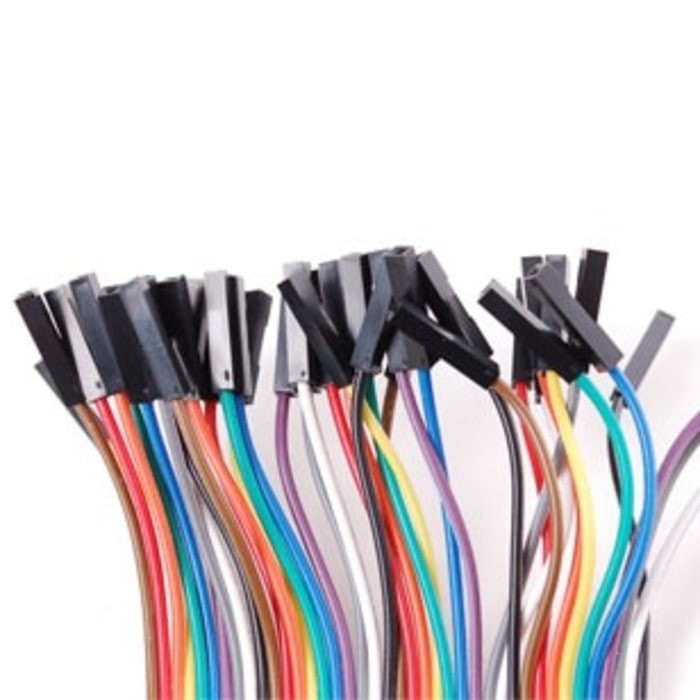 Jual Eceran 1pc Kabel Jumper Female Female Pelangi Rainbow Cable ...