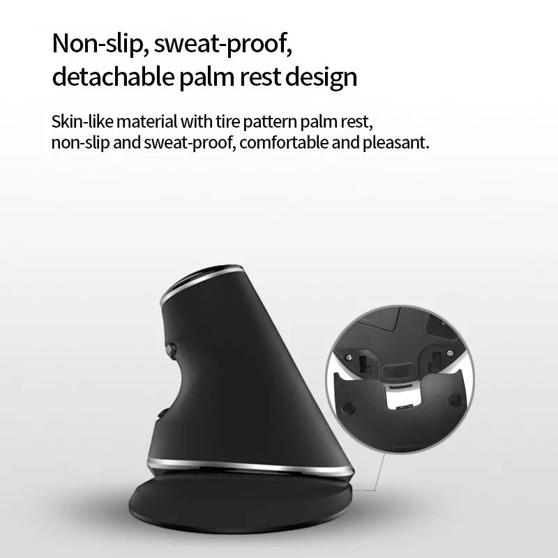 Jual DELUX M618 PLUS - 2.4G Wireless Optical Ergonomic Vertical Mouse | Shopee Indonesia