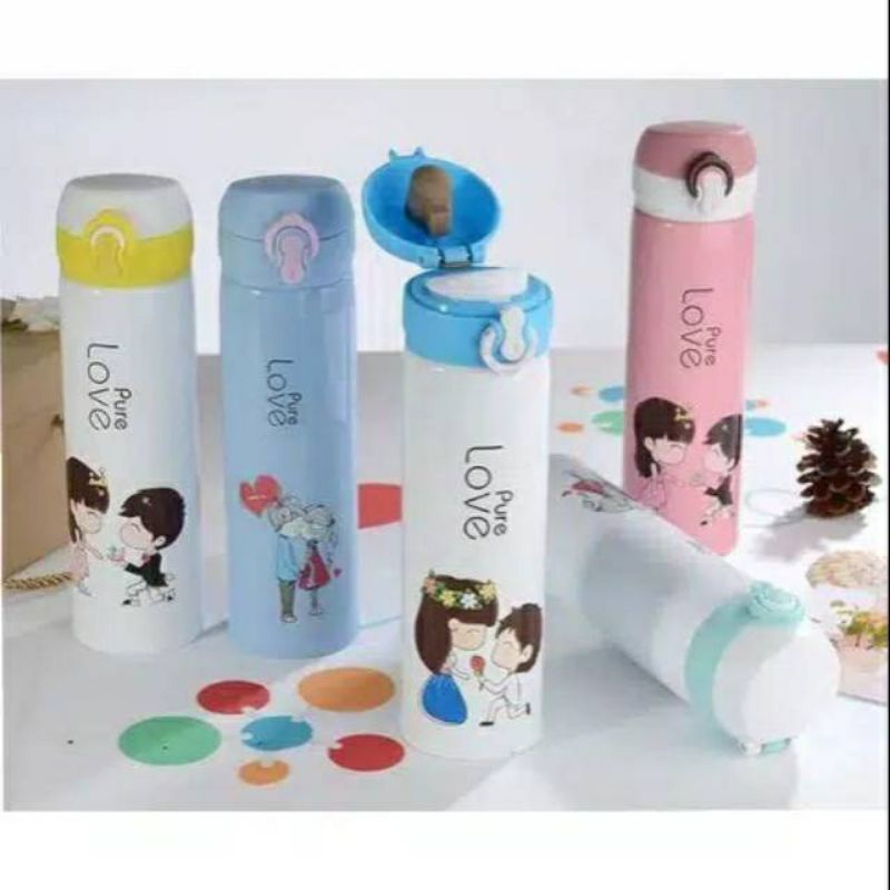 Jual botol minum kaca termos air panas dan dingin | Shopee Indonesia