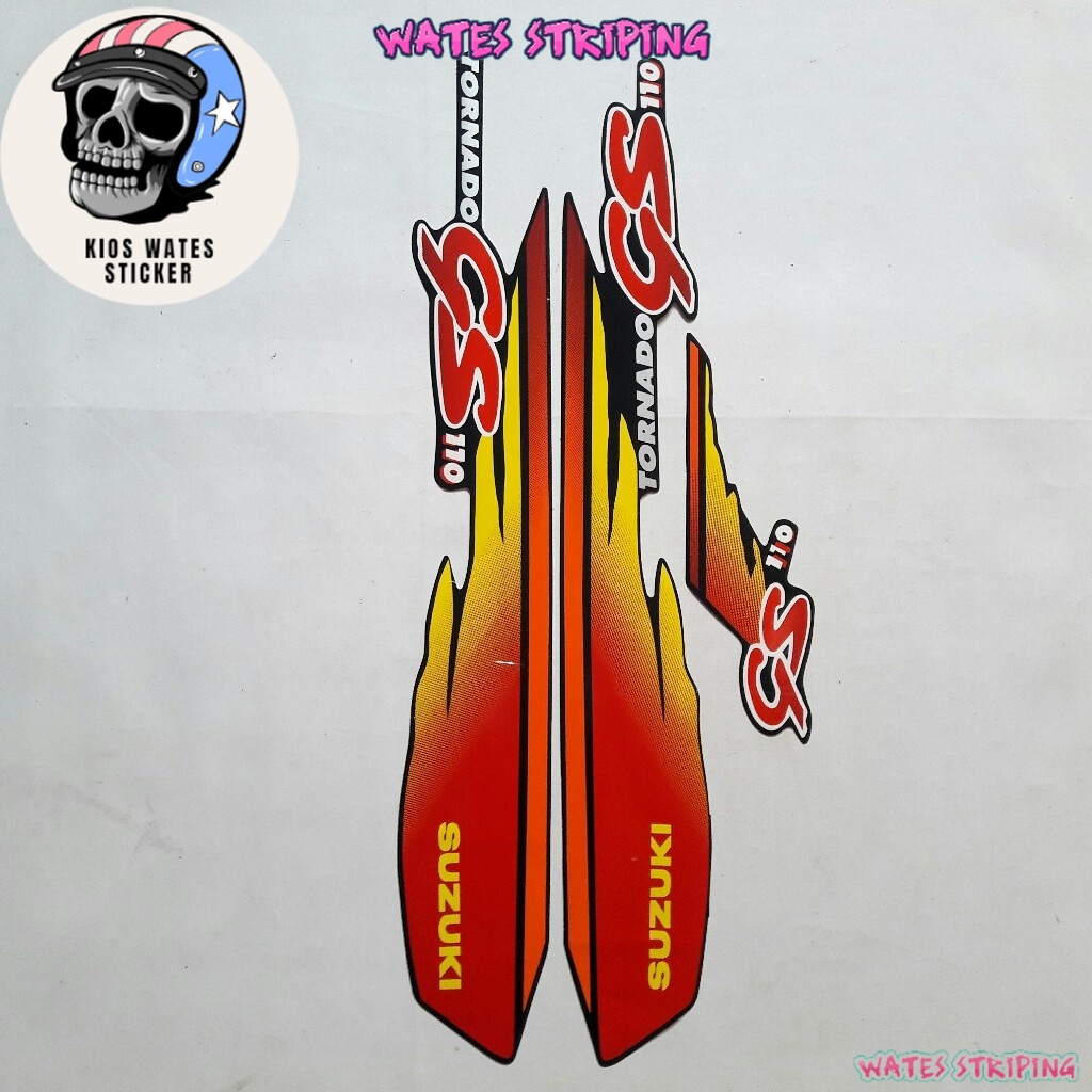 Jual Striping Decal Polet Sticker BODY MOTOR SUZUKI GS TORNADO 1997 ...