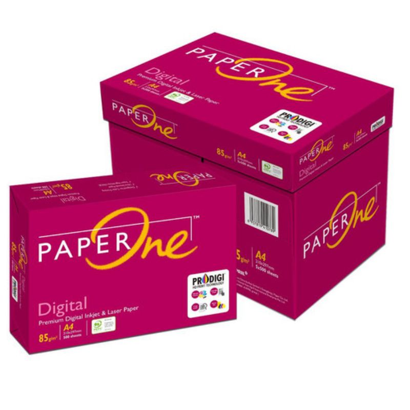 Jual Kertas HVS PAPER ONE 80 85 gram A4 Paperone 1 Rim | Shopee Indonesia