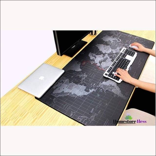 Jual Alas Mouse Pad Raksasa 80 cm x 40 cm Matras Peta Dunia Ukuran ...