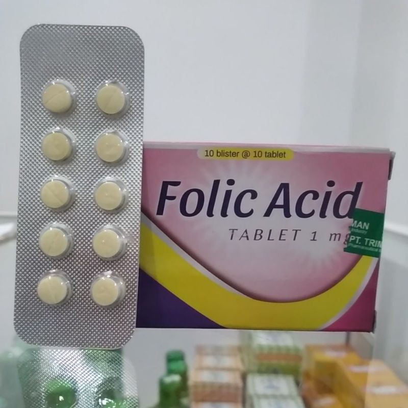 Jual FOLIC ACID 1MG/ASAM FOLAT 1 MG | Shopee Indonesia