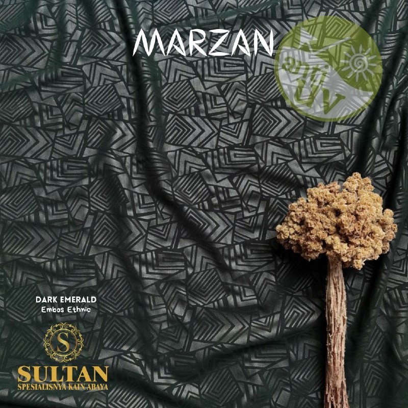 Jual 50CM EMBOS ETHNIC MAZEN DARK EMERALD ANTI UV KAIN SULTAN (MEREK ...