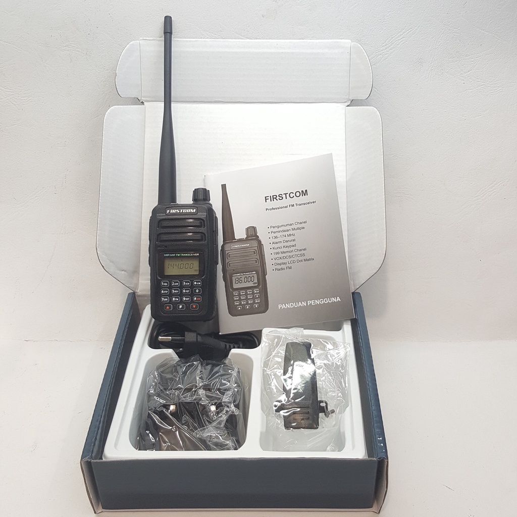 Jual HT FIRSTCOM FC21R VHF UHF 350 MHZ | Shopee Indonesia